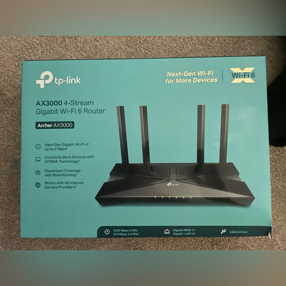 TP-Link | Networking | Tplink Ax300 Wifi 6 Router | Poshmark